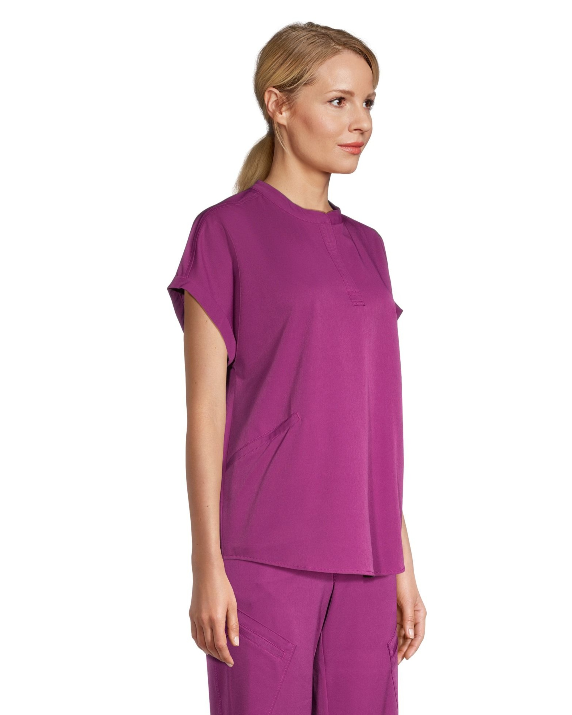 Health Pro Women's Y-Neck 4 Way Stretch Scrub Top | Mark's