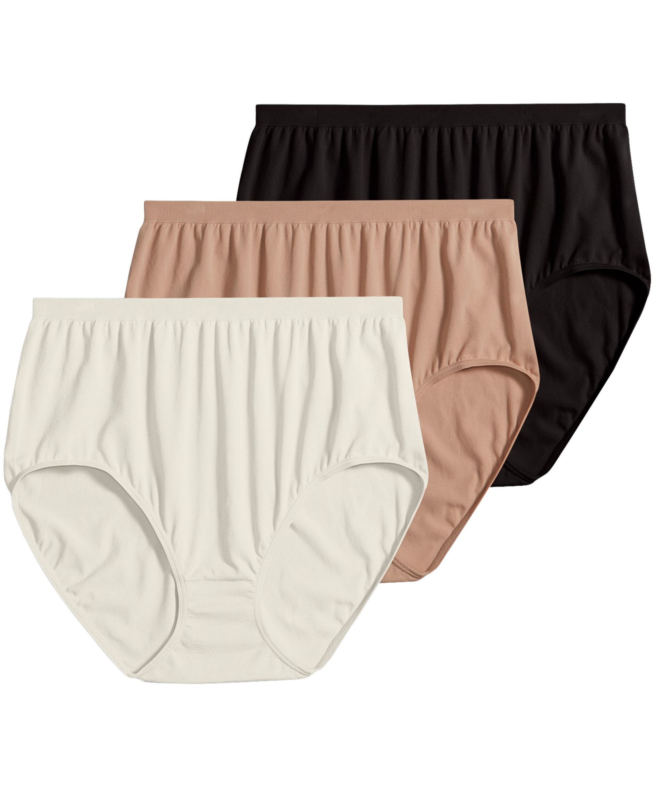 Jockey® Women's 3-Pack Comfies Micro Seamfree Briefs | Mark's