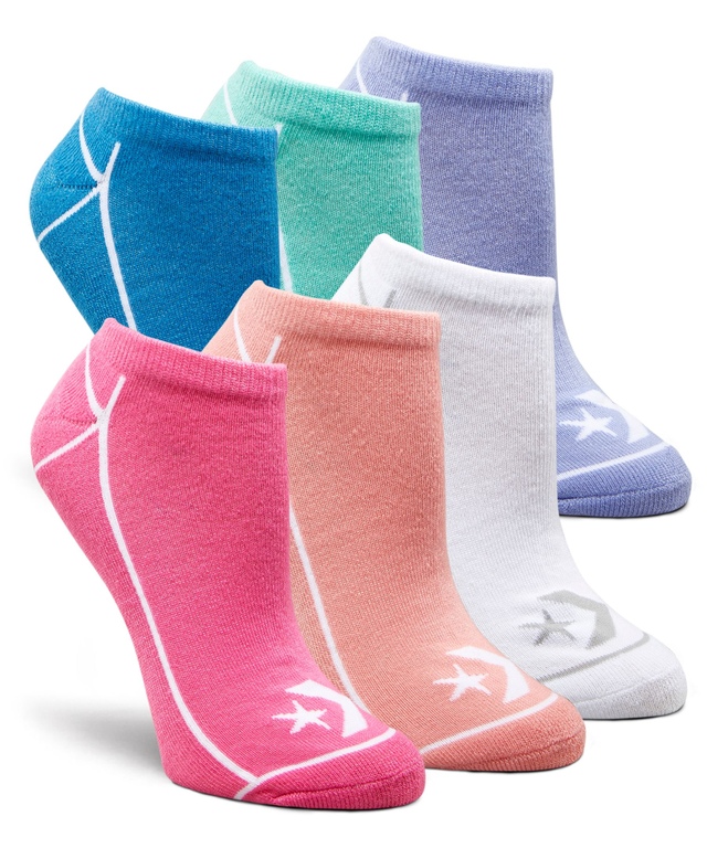 Women's 6 Pack Half Cushion No-Show Socks | Mark's