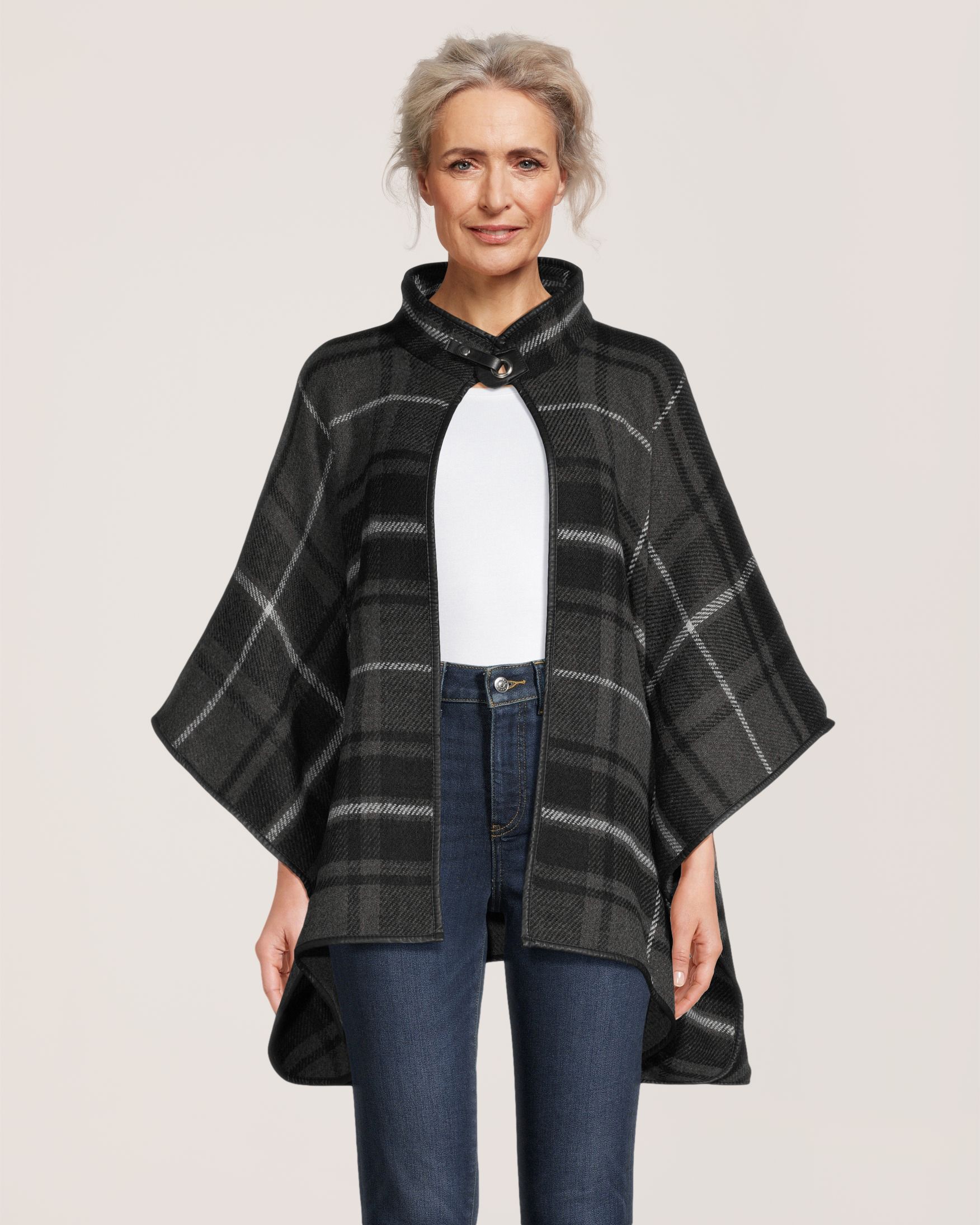 Denver Hayes Women's Cozy Plaid Ruana | Mark's