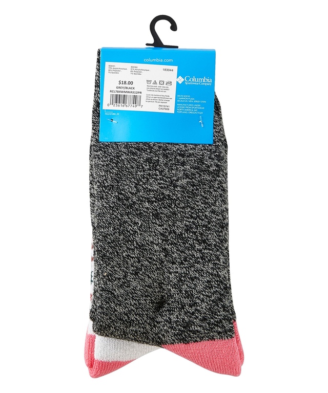 Columbia Women's 2 Pack Mid Weight Thermal Fleece Lined Crew Socks | Mark's