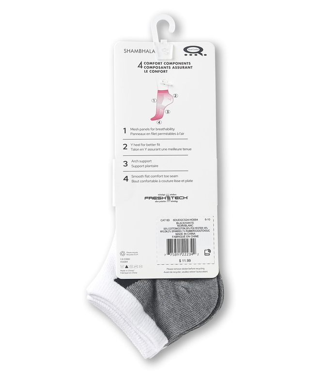 Shambhala Women's Arch Support Ankle Socks, 3 Pack | Mark's