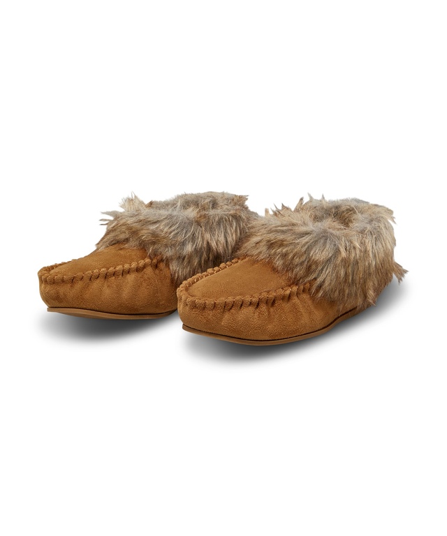 WindRiver Women's Faux Fur Trimmed Slippers | Mark's