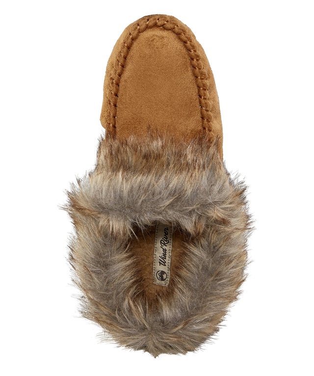 WindRiver Women's Faux Fur Trimmed Slippers | Mark's