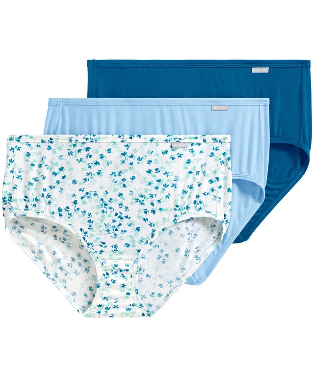 Jockey® Women's 3 Pack Elance Supersoft Underwear French Cut Panties ...