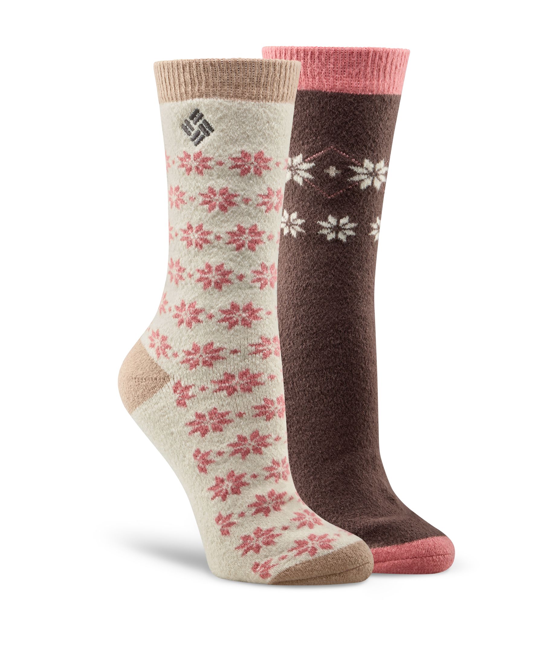 Columbia Women's 2 Pack Super Soft Frosty Paradise Crew Socks | Mark's
