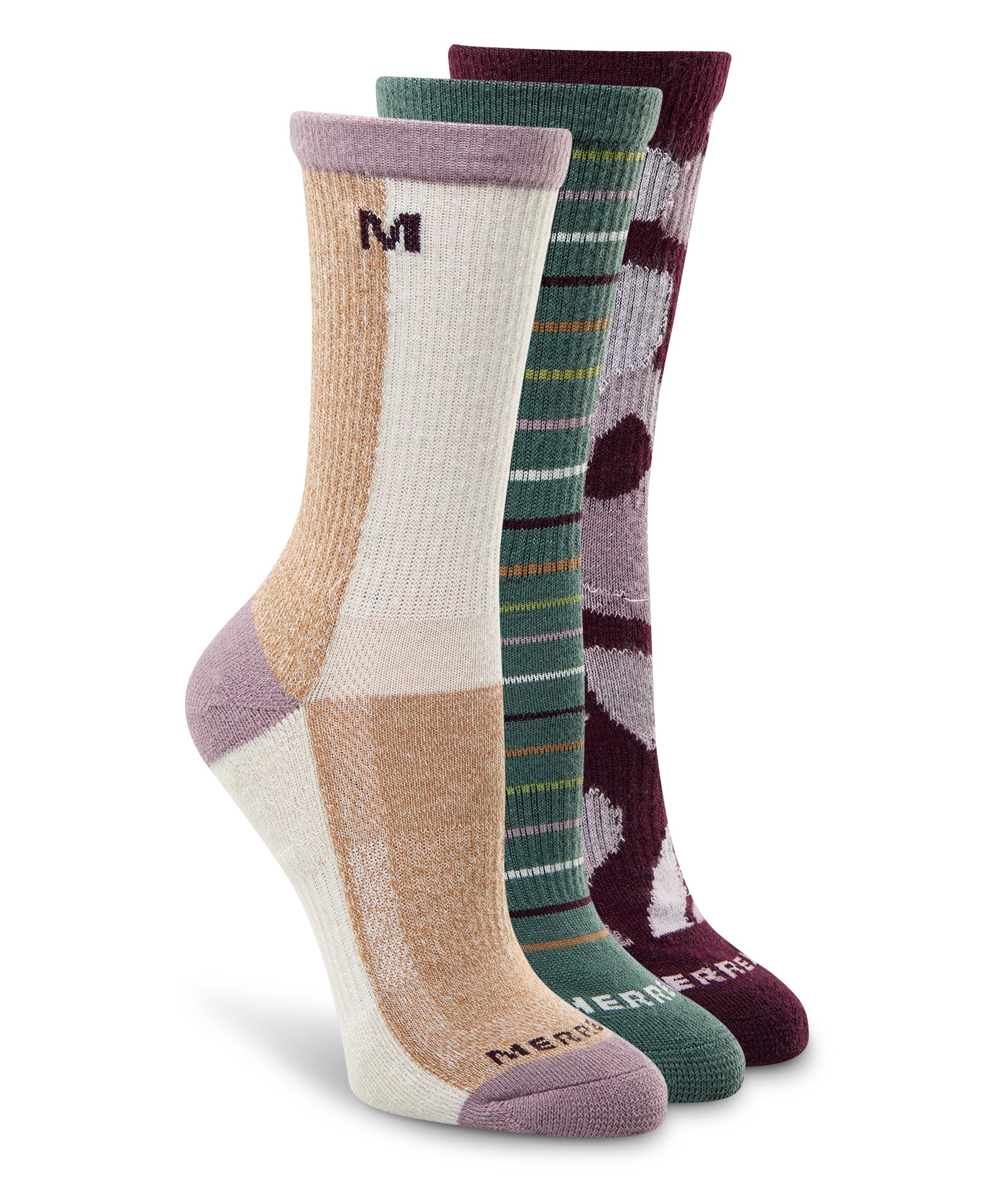 Merrell Women's 3 Pk Everyday Recycled Crew Socks | Mark's