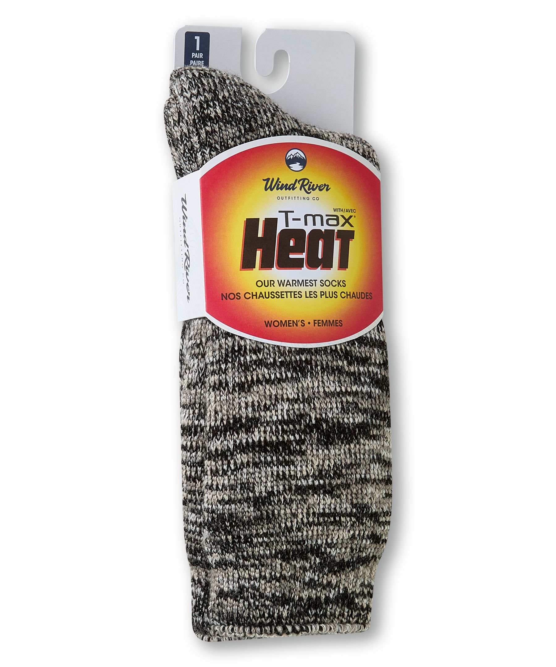 WindRiver Women's T-Max Heat Four Colour Twist Socks | Mark's
