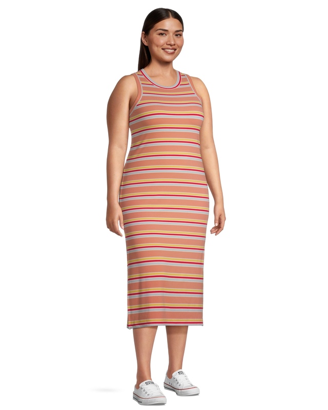 FarWest Women's Fitted Knit Midi Dress | Marks