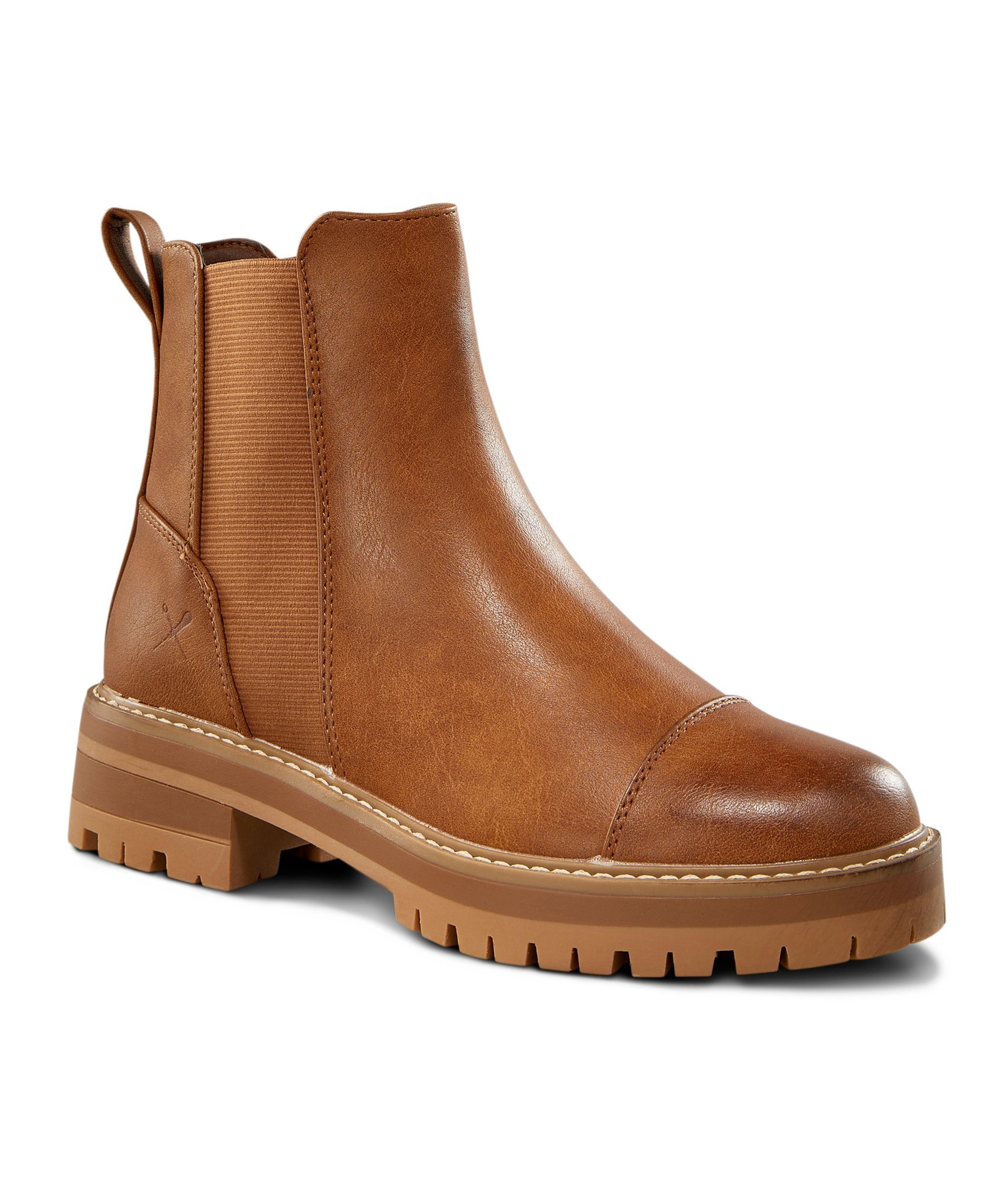 Denver Hayes Women's Kira Lug Chelsea Boots - Tan | Mark's