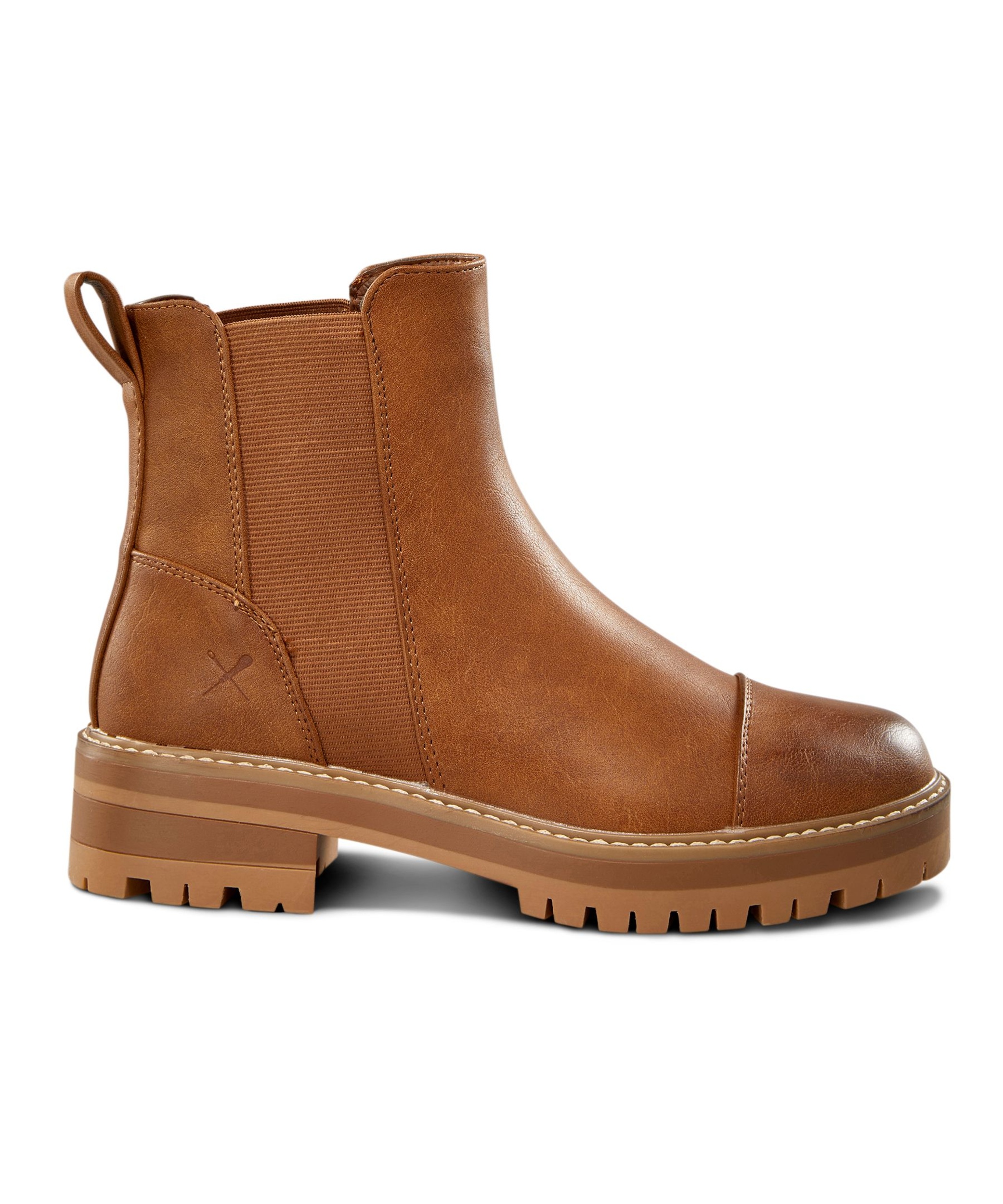 Denver Hayes Women's Kira Lug Chelsea Boots - Tan | Mark's