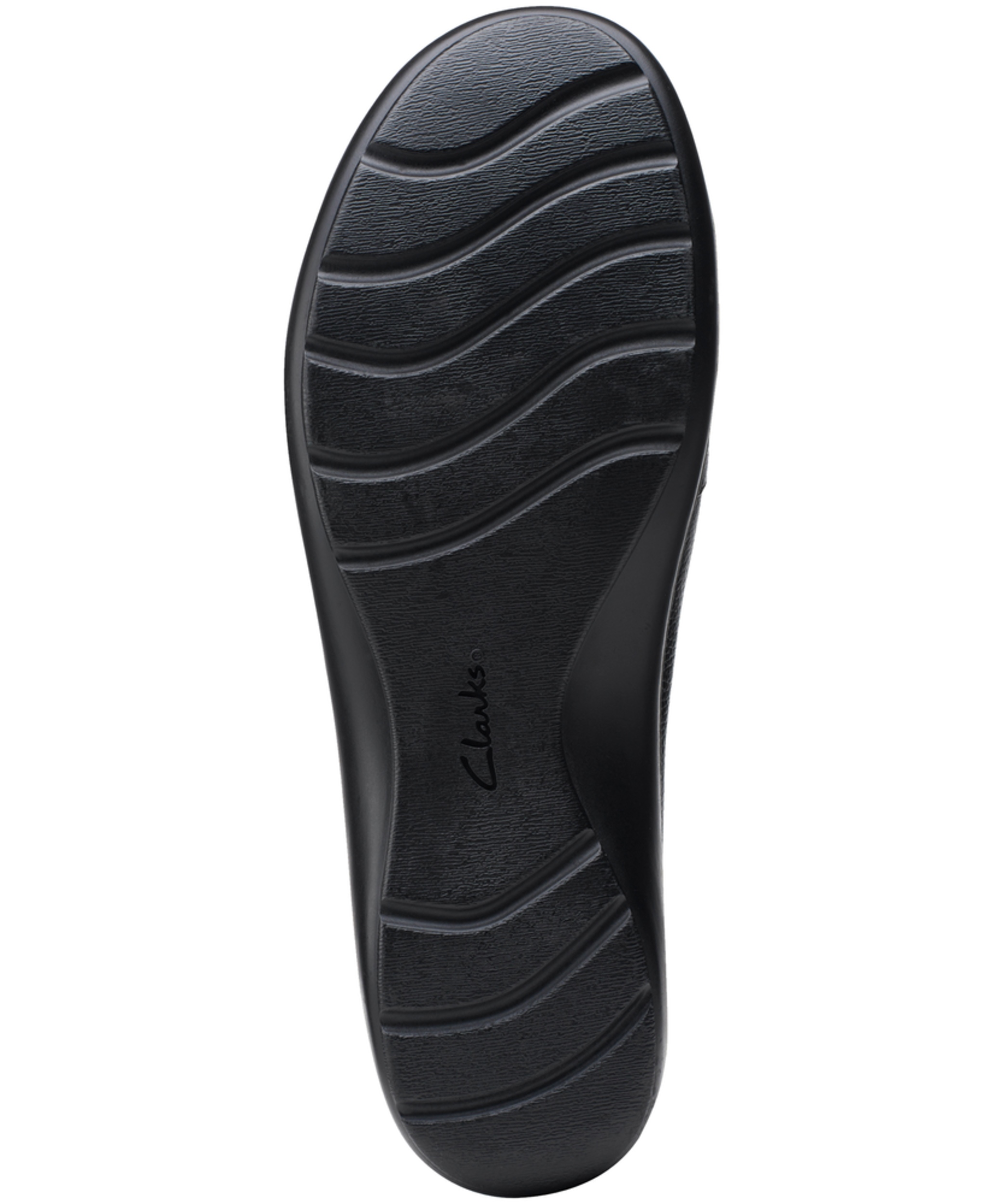 Clarks Women's Cora Daisy Leather Slip On Loafer Shoes - Black | Marks