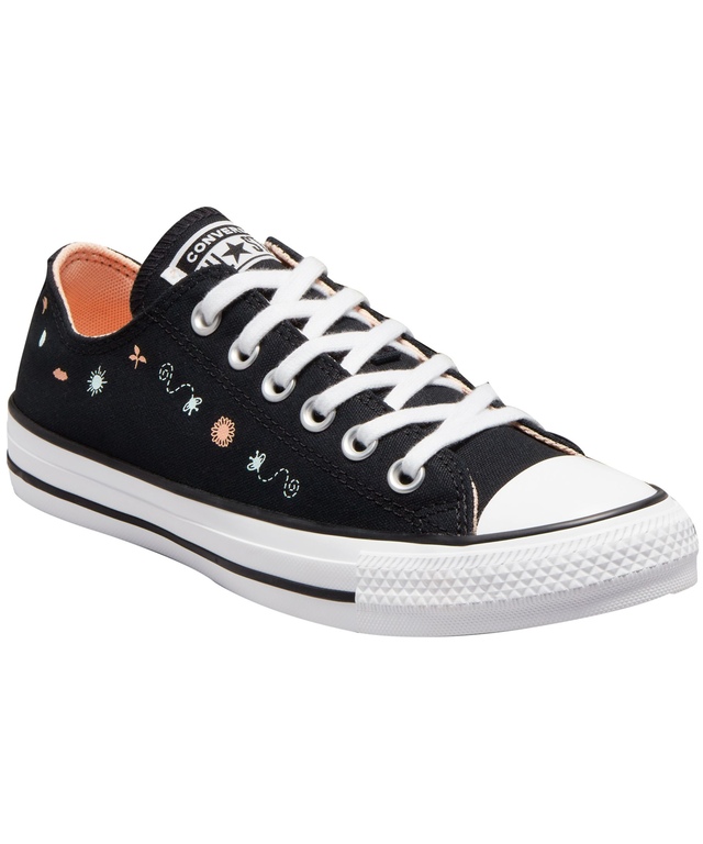 Chaussures de sport basses Chuck Taylor All Star Ox à motif de fleurs d ...