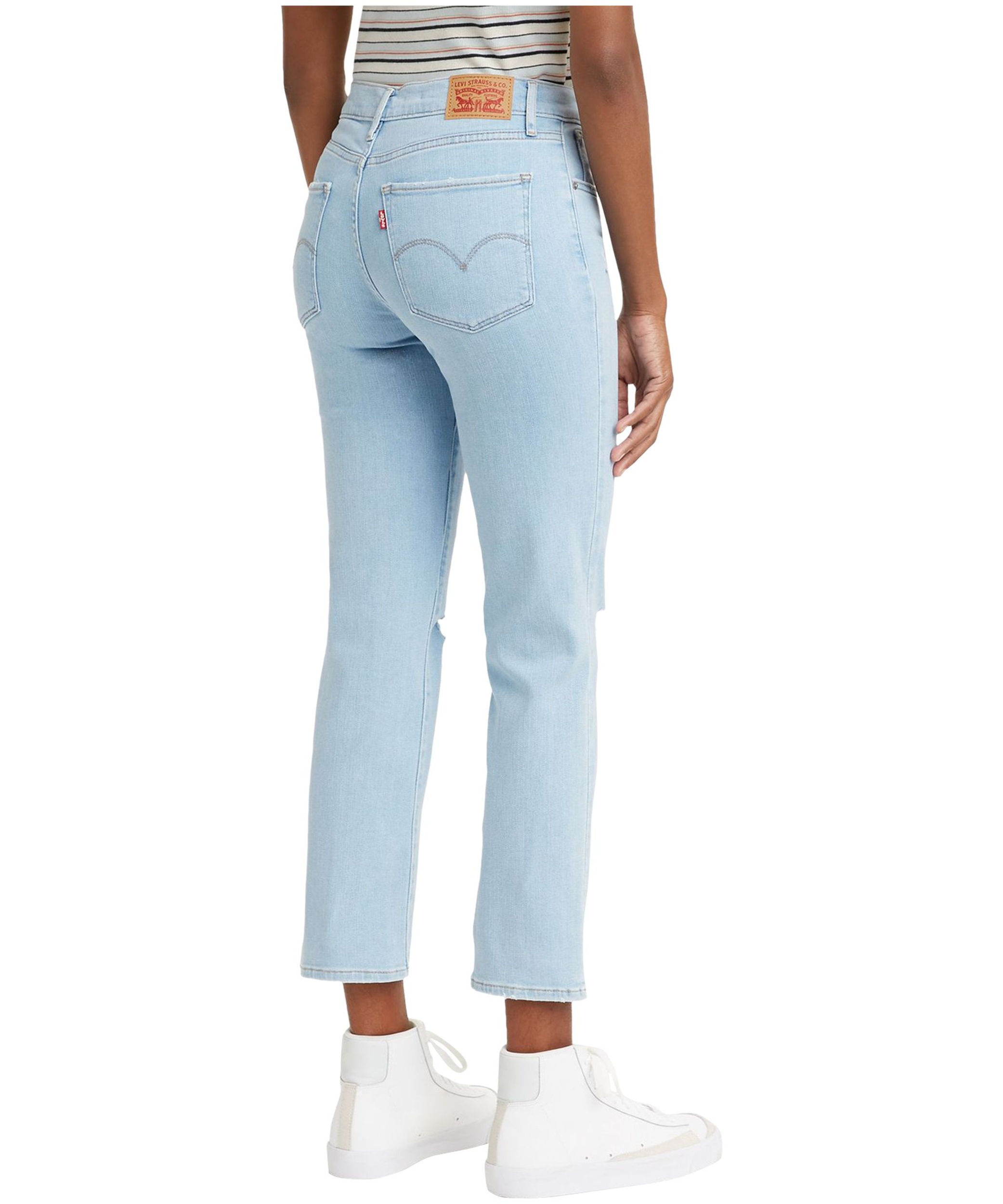 Levi's Women's 724 High Rise Straight Crop Jeans | Mark's
