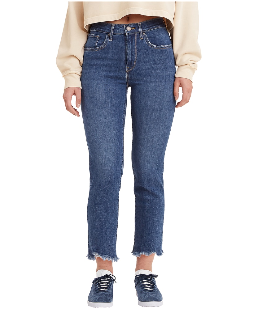 Levi's Jean court à jambe droite et à taille haute pour femmes, 724 | L ...