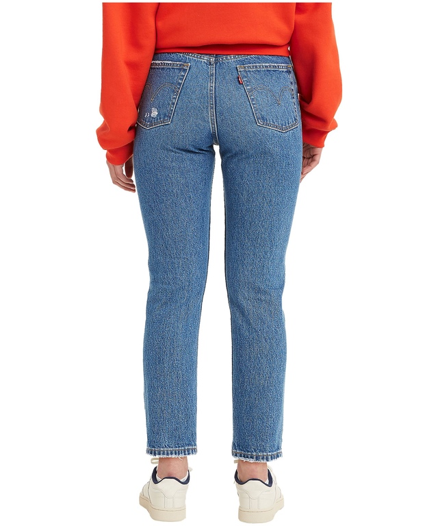 Levi's Women's 501 High Rise Straight Leg Cropped Jeans - Dark Indigo ...