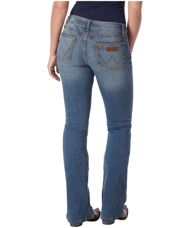 Wrangler Women's Retro Mae Mid Rise Bootcut Jeans - Medium Indigo | Mark's