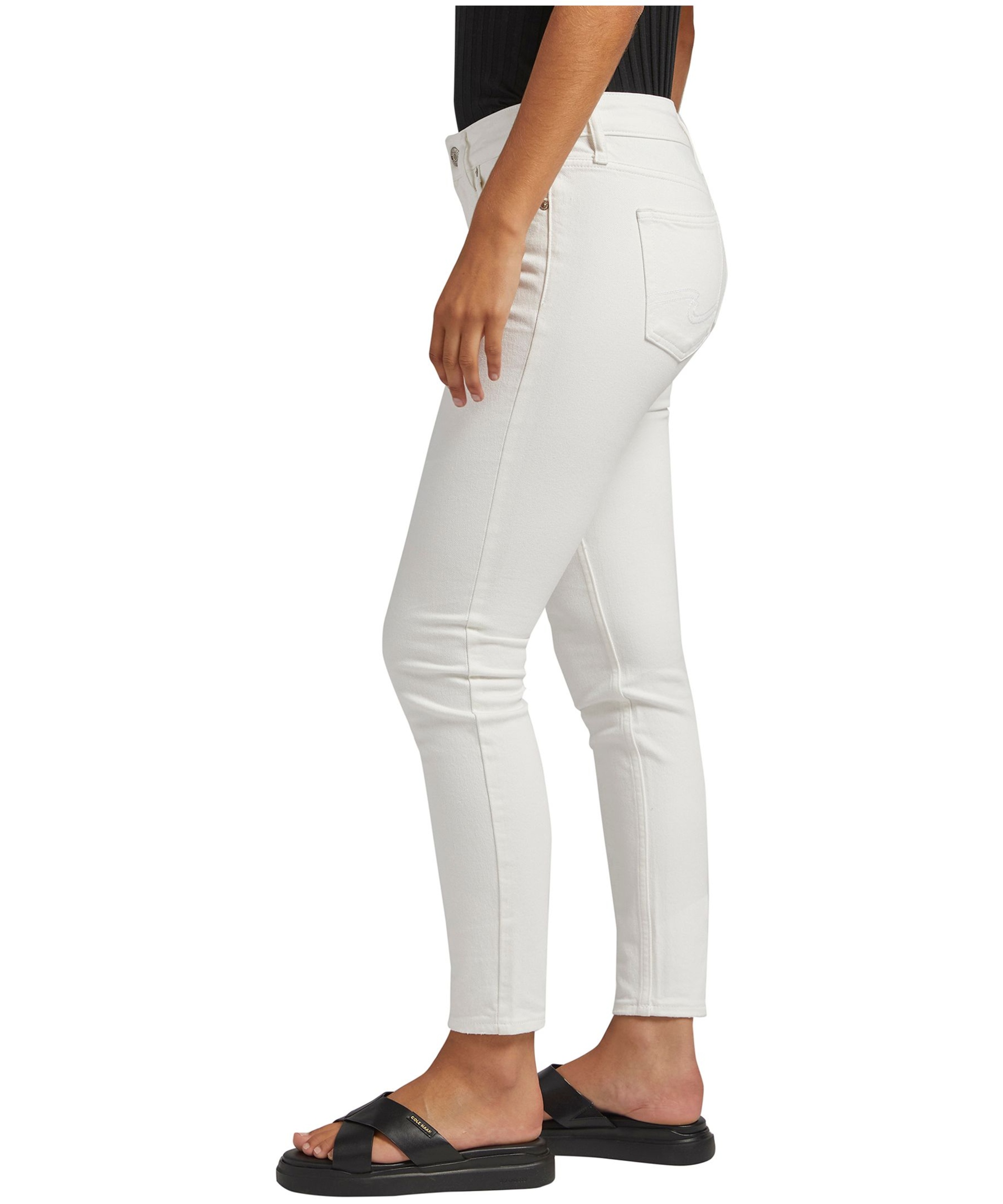 Silver Women's Suki Curvy Fit Mid Rise Skinny Jeans | Marks