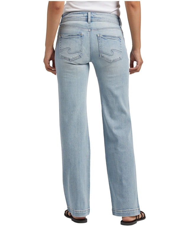 Jean Silver à jambe pantalon à taille mi-basse pour femmes, Suki | L ...
