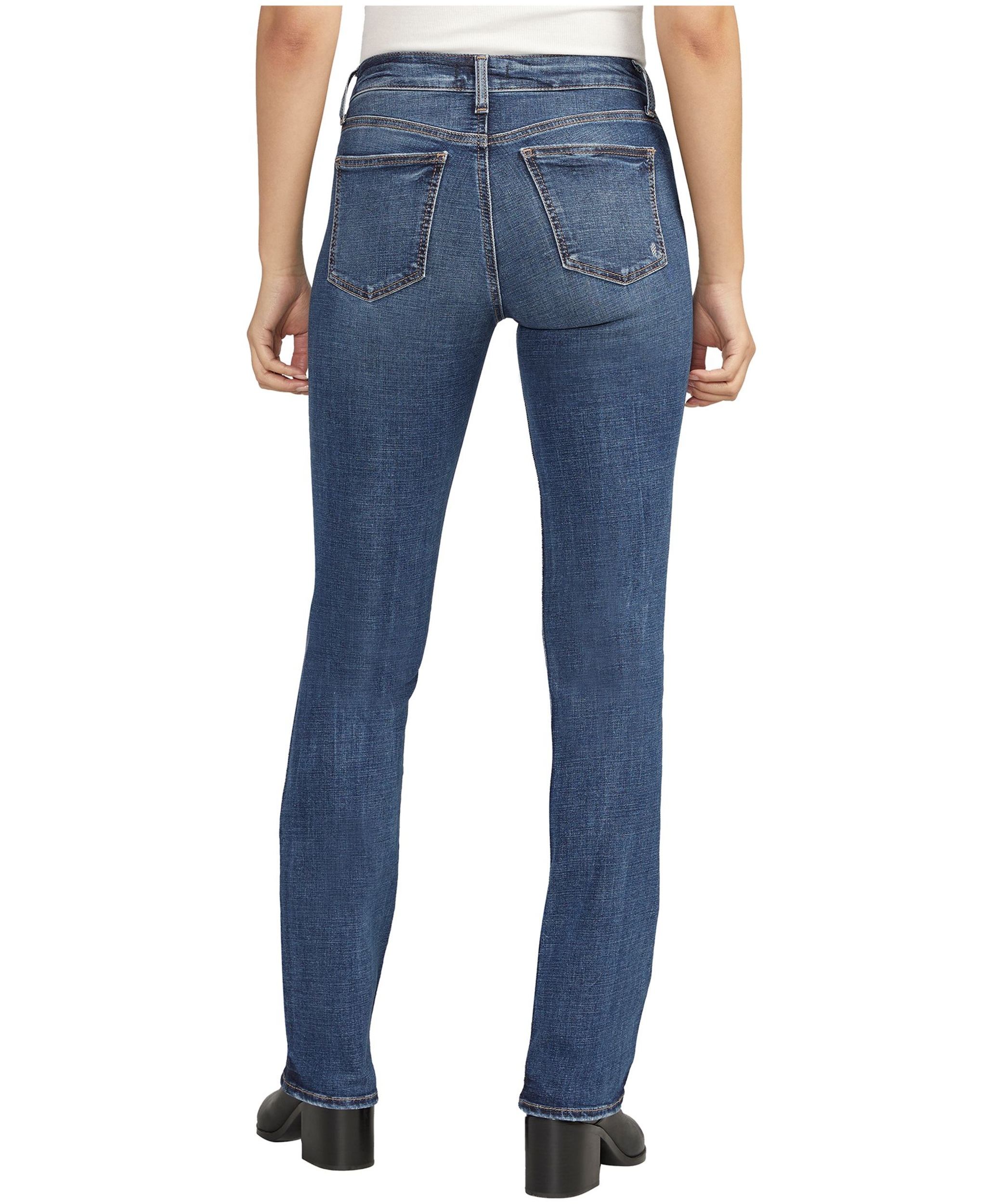 Silver Women's Suki Mid Rise Slim Leg Bootcut Jeans | Mark's