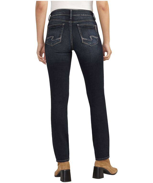 Jean à taille mi-basse et à jambe droite qui épouse les courbes pour ...