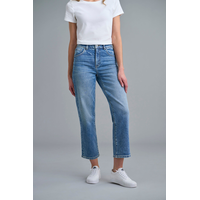 Denver Hayes Women's High Rise Straight Leg Crop Jeans | Marks