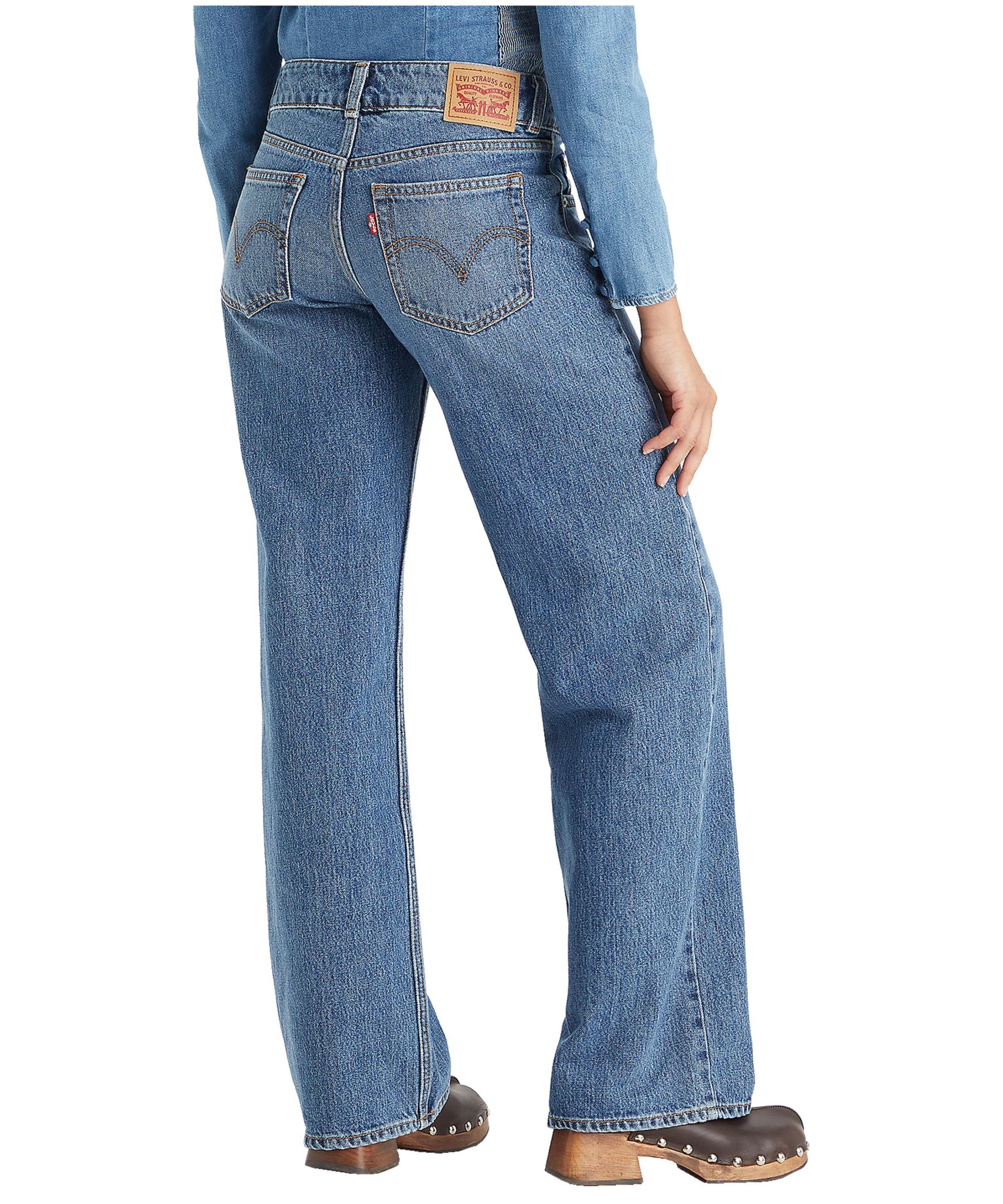 Levi's Women's Superlow Low Rise Relaxed Fit Straight Leg Jeans | Mark's
