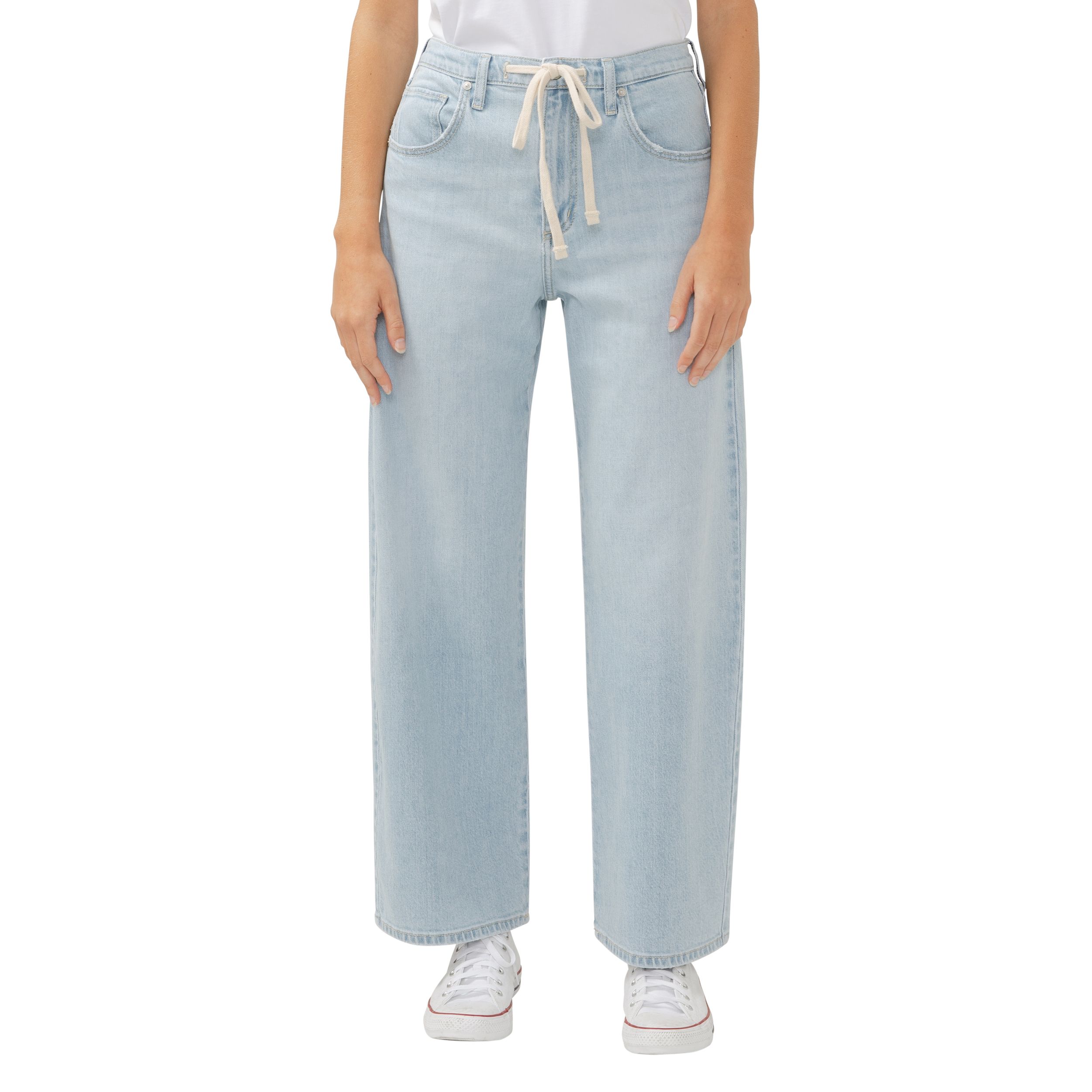 Silver Women's Be Easy Drawstring Jeans | Mark's