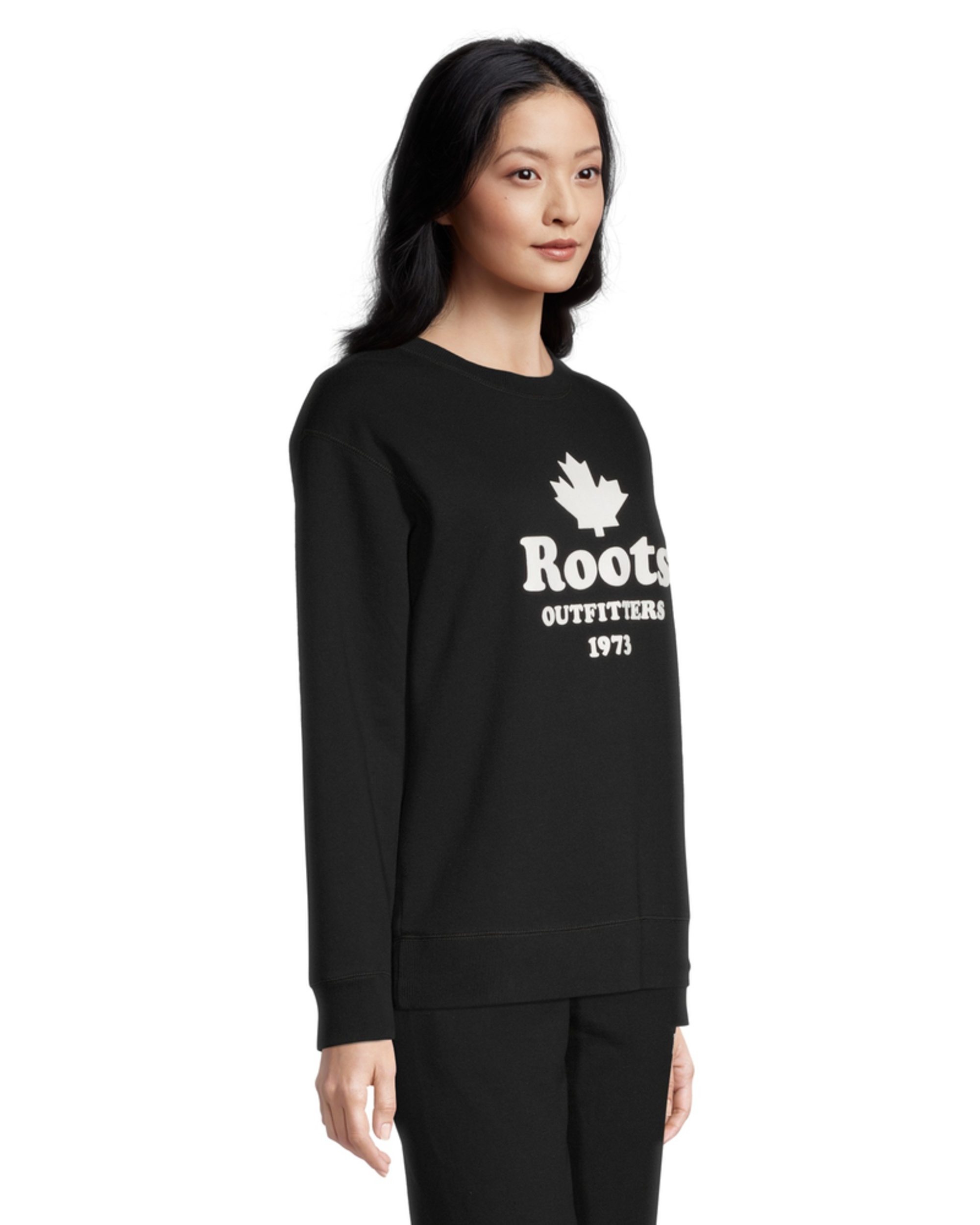 ROOTS Women's Boyfriend Fleece Crewneck Sweatshirt | Marks