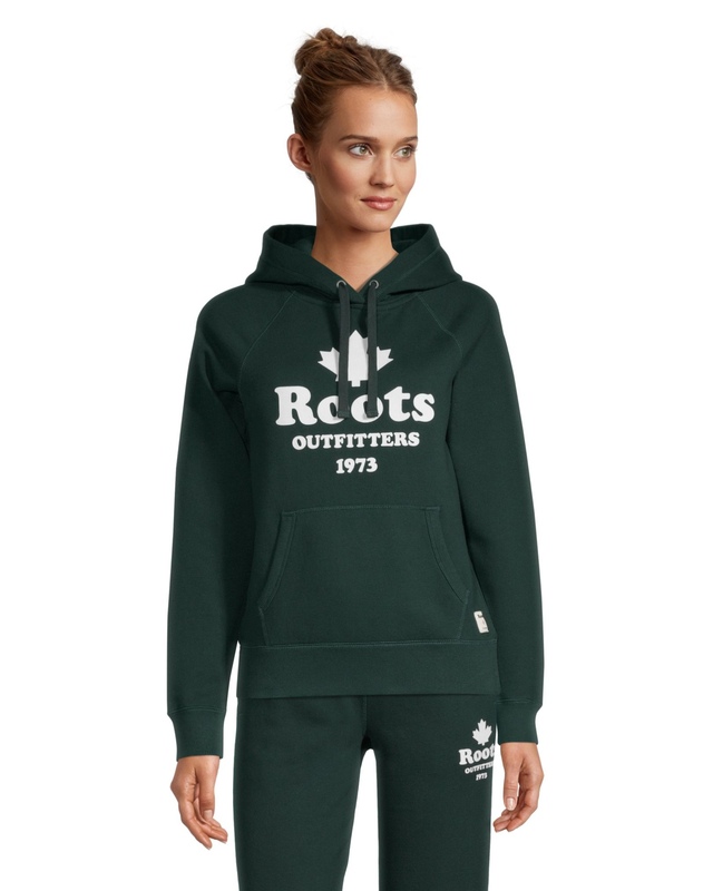 ROOTS Women's Fleece Kangaroo Hoodie Sweatshirt | Mark's