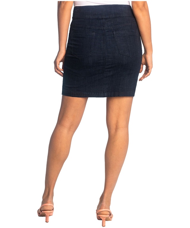 Jupe-short à enfiler en jean extensible pour femmes, Lois, Lindsay | L’Équipeur