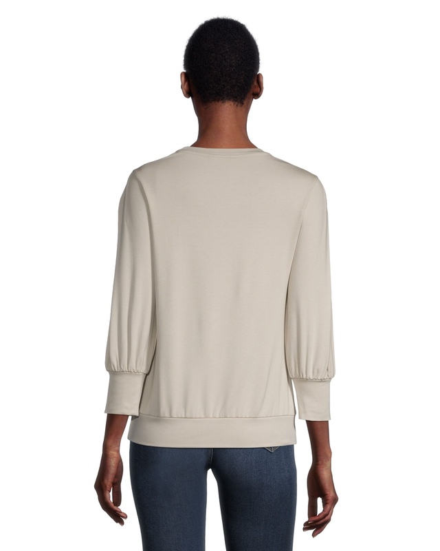 Denver Hayes Women's Semi Fitted 3/4 Length Sleeve Jersey Top | Mark's