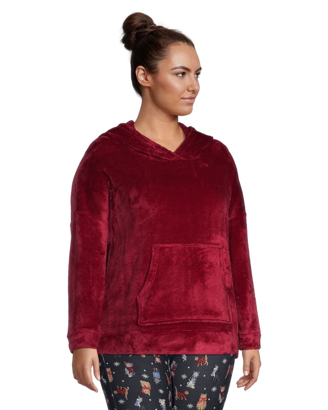 Denver Hayes Women's Plush Velour Hooded Shirt | Mark's