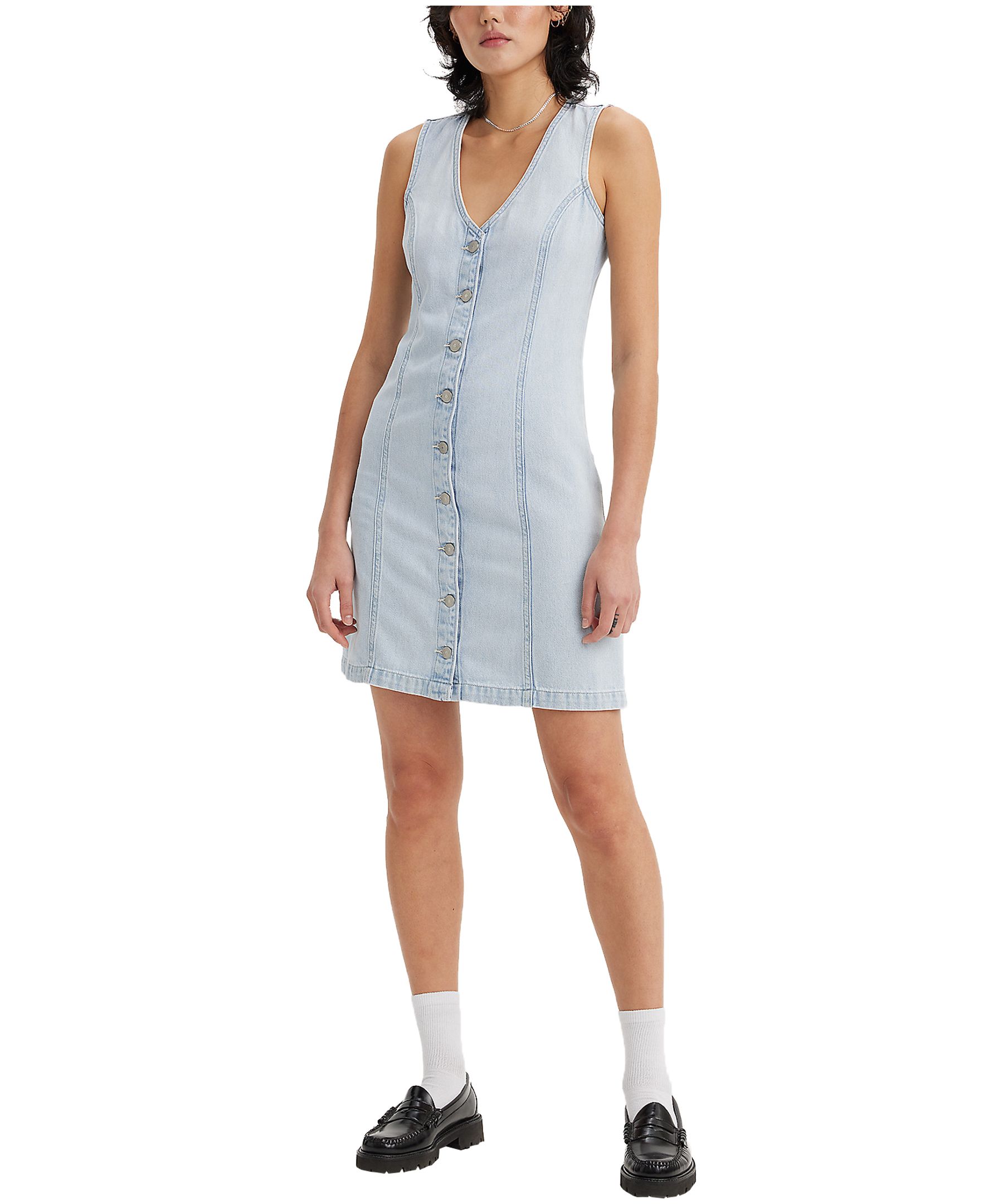 Levi's Women's Thora Fitted Button Up Sleeveless Mini Dress | Mark's
