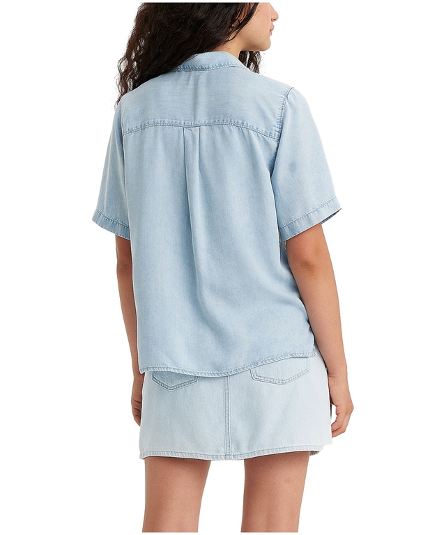 Levi's Women's Joyce Relaxed Fit Button Up Resort Shirt | Mark's