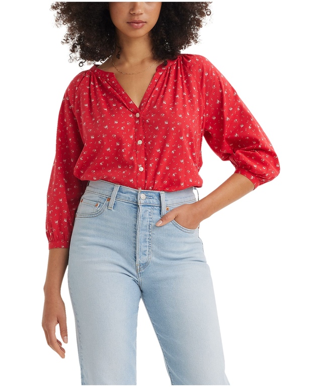Levi's Women's Mirabelle Long Sleeve Blouse | Mark's