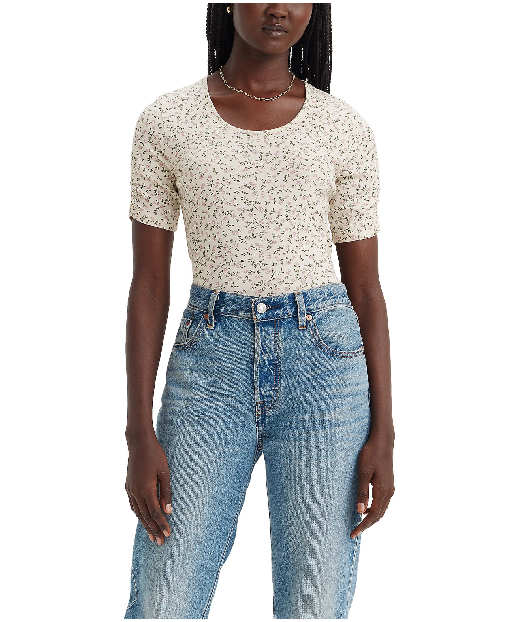Levi's Women's Infinity Slim Fit Scoop Neck Ballet Top | Mark's