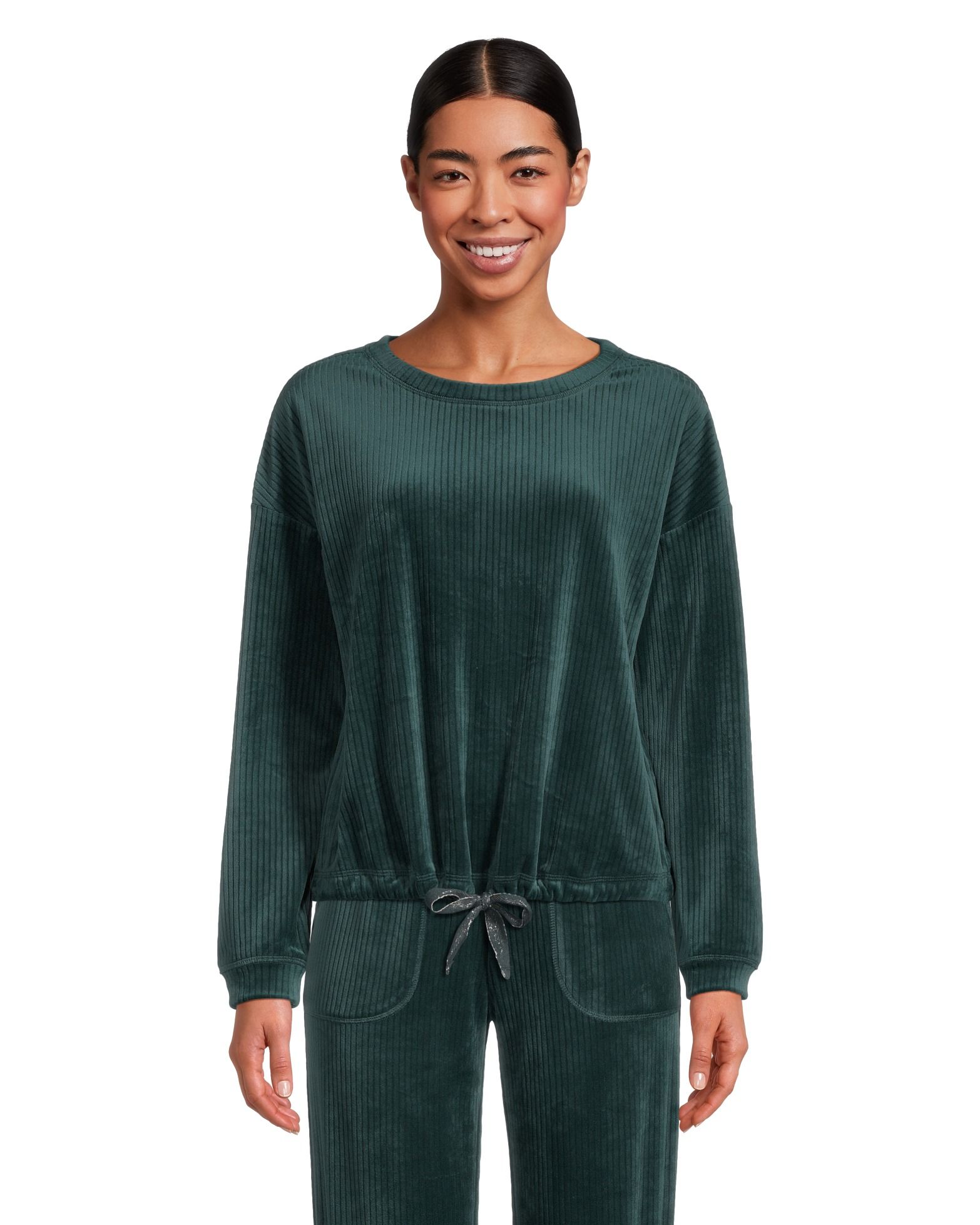 Denver Hayes Women's Velour Plush Rib Top | Mark's