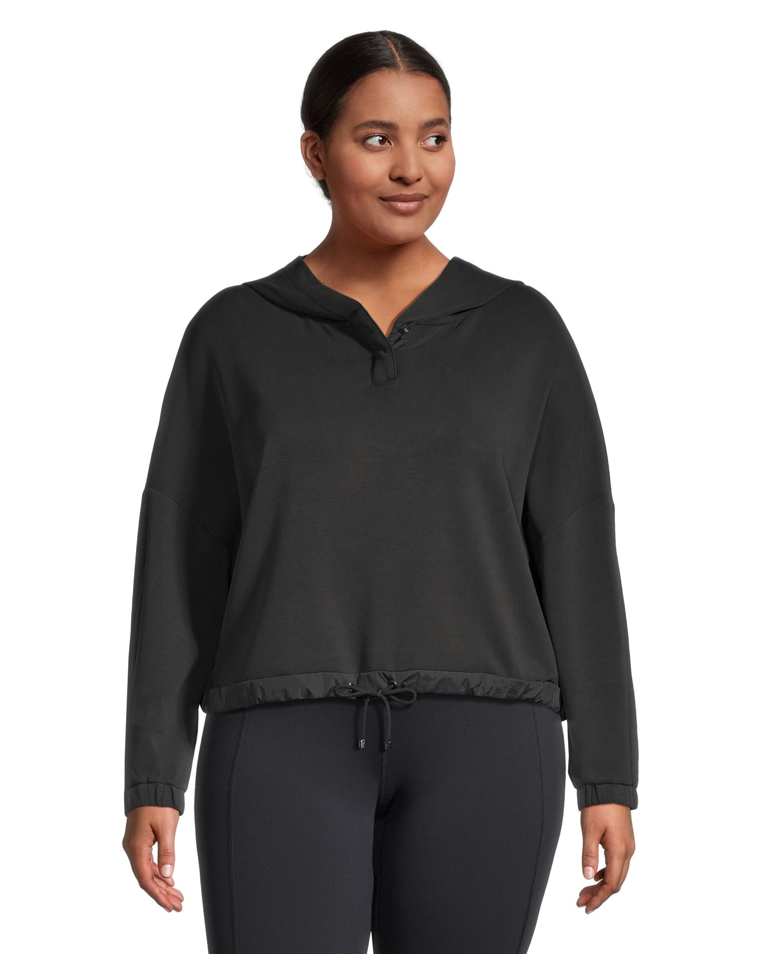 Shambhala Women's Soft Hooded Gathered Hem Snap Pullover | Mark's