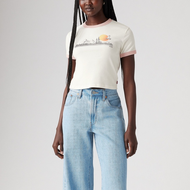 Levi's Women's Graphic Ringer Mini T Shirt | Mark's