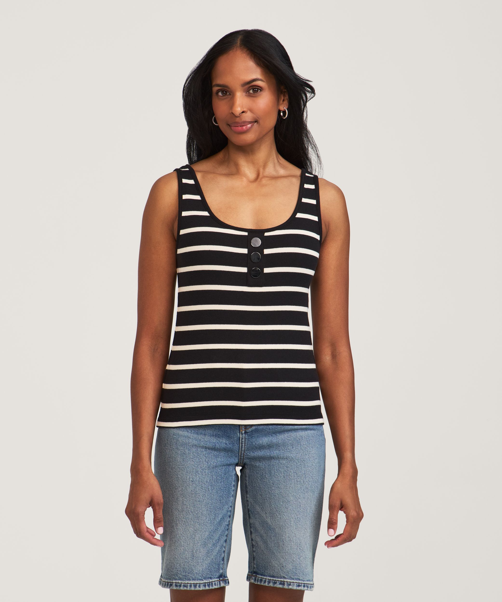 Denver Hayes Women's Fitted Wide Strap Tank Top | Mark's