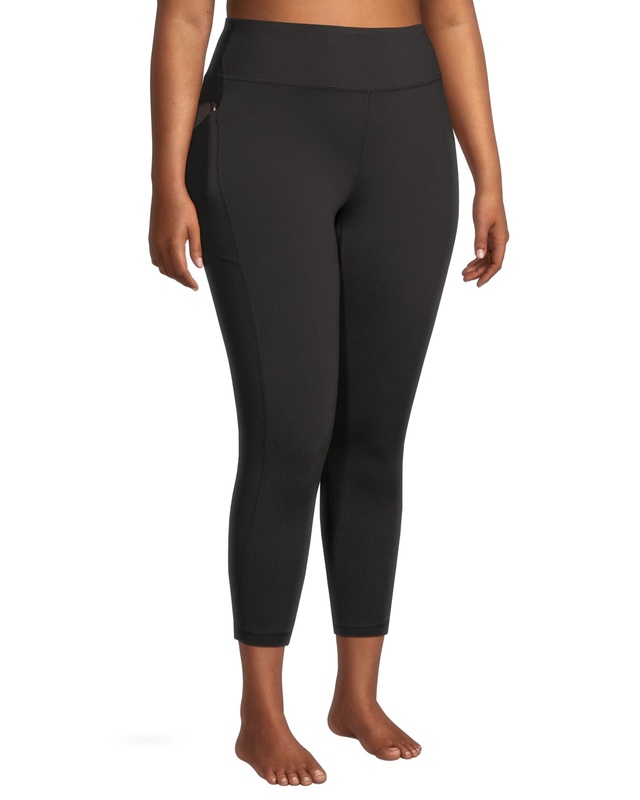 Shambhala Women's Live-In Comfort High Rise Crop Leggings with Pockets | Marks