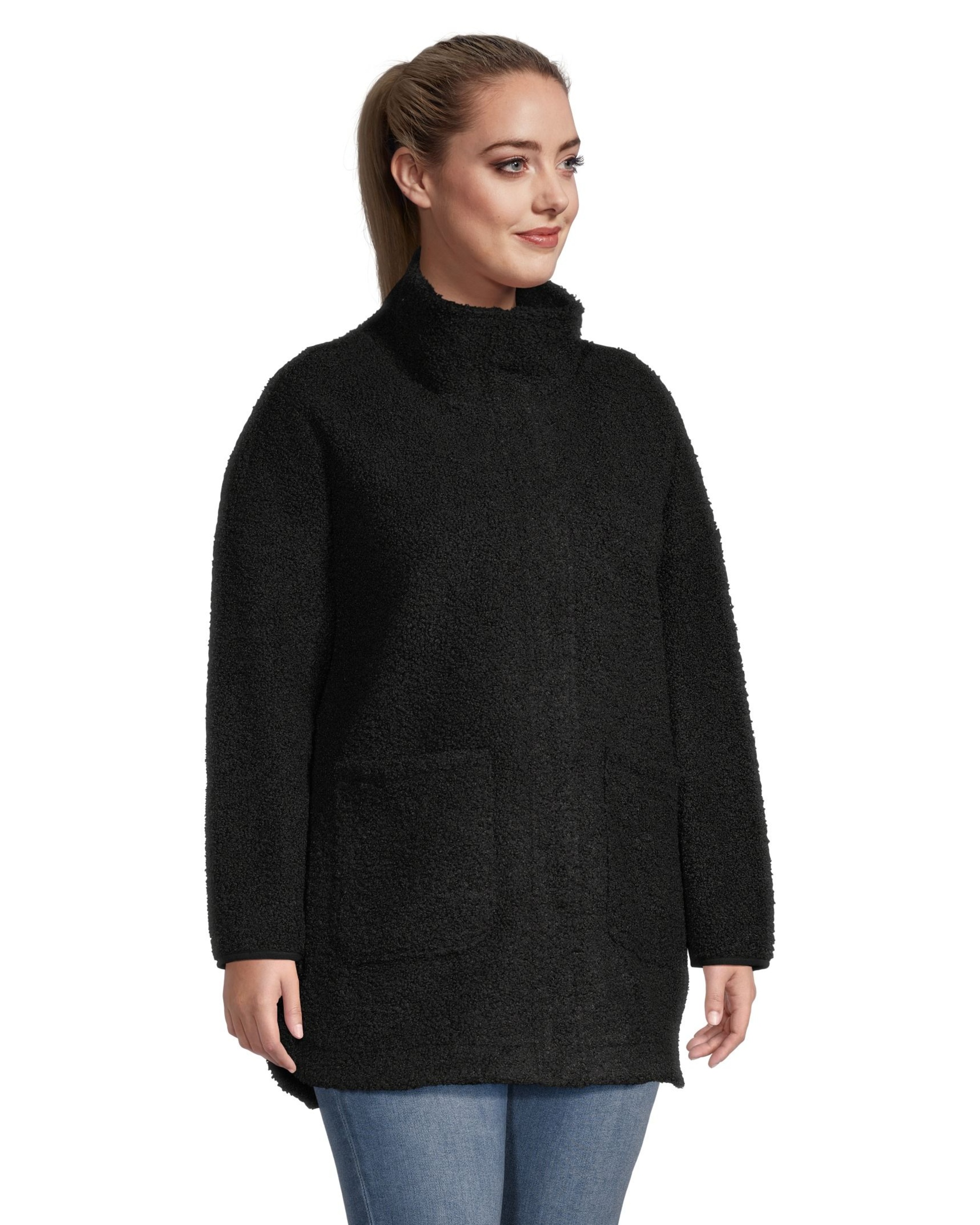 Denver Hayes Women's Bouclé Long Fleece Full Zip Jacket | Mark's