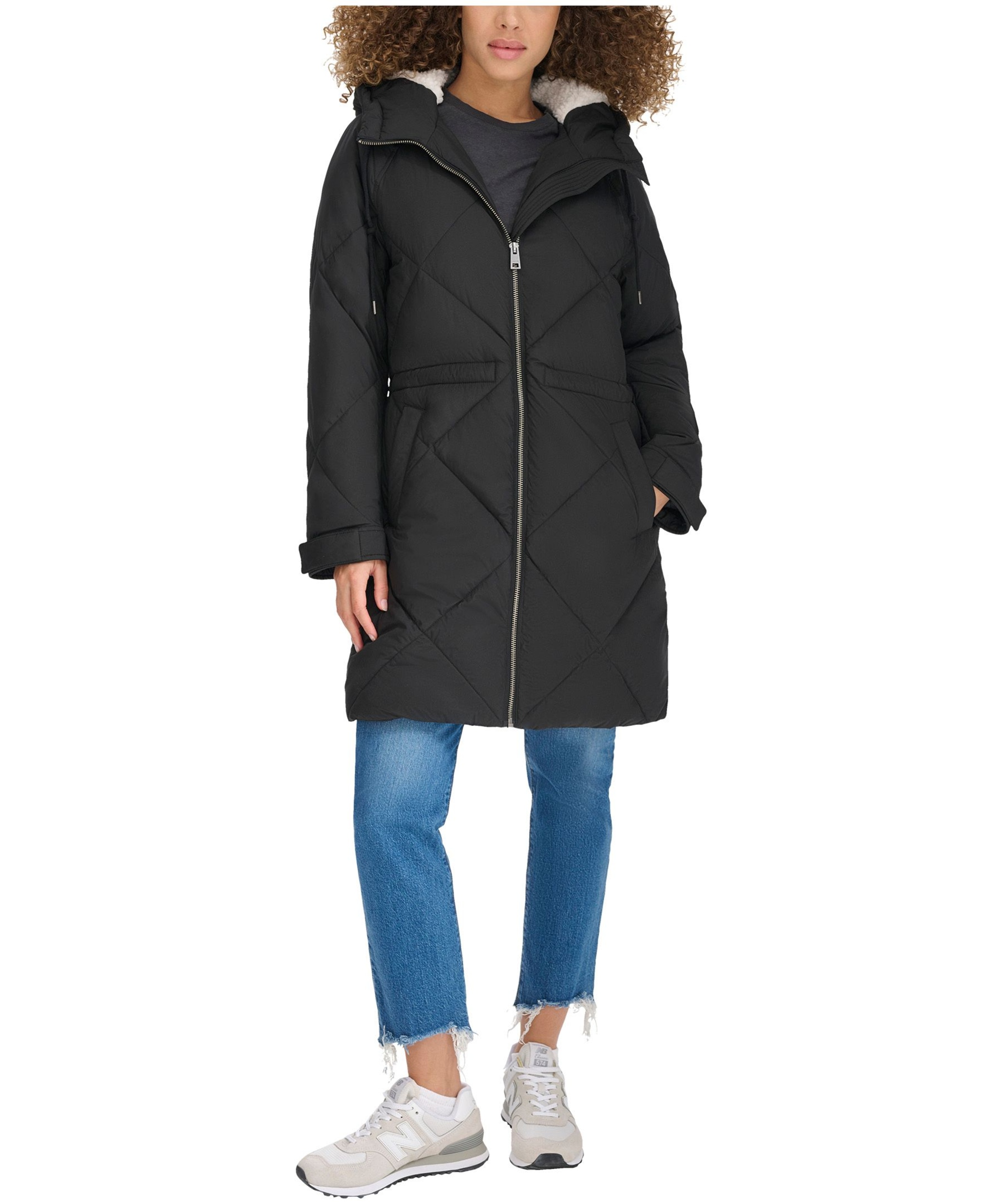Levi's Women's Diamond Quilted With Sherpa-Lined Hood Parka | Mark's