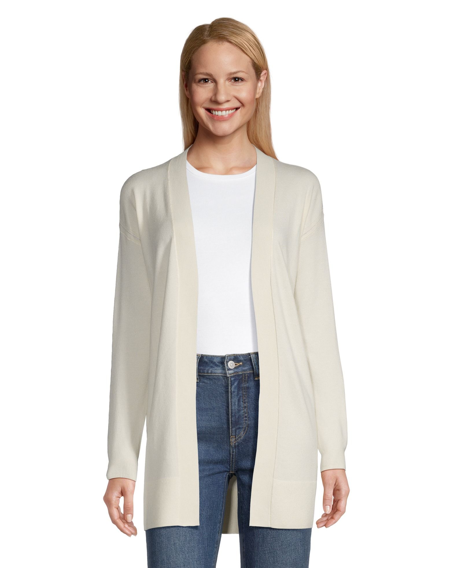 Denver Hayes Women's Knit Semi Fitted Open Cardigan | Marks