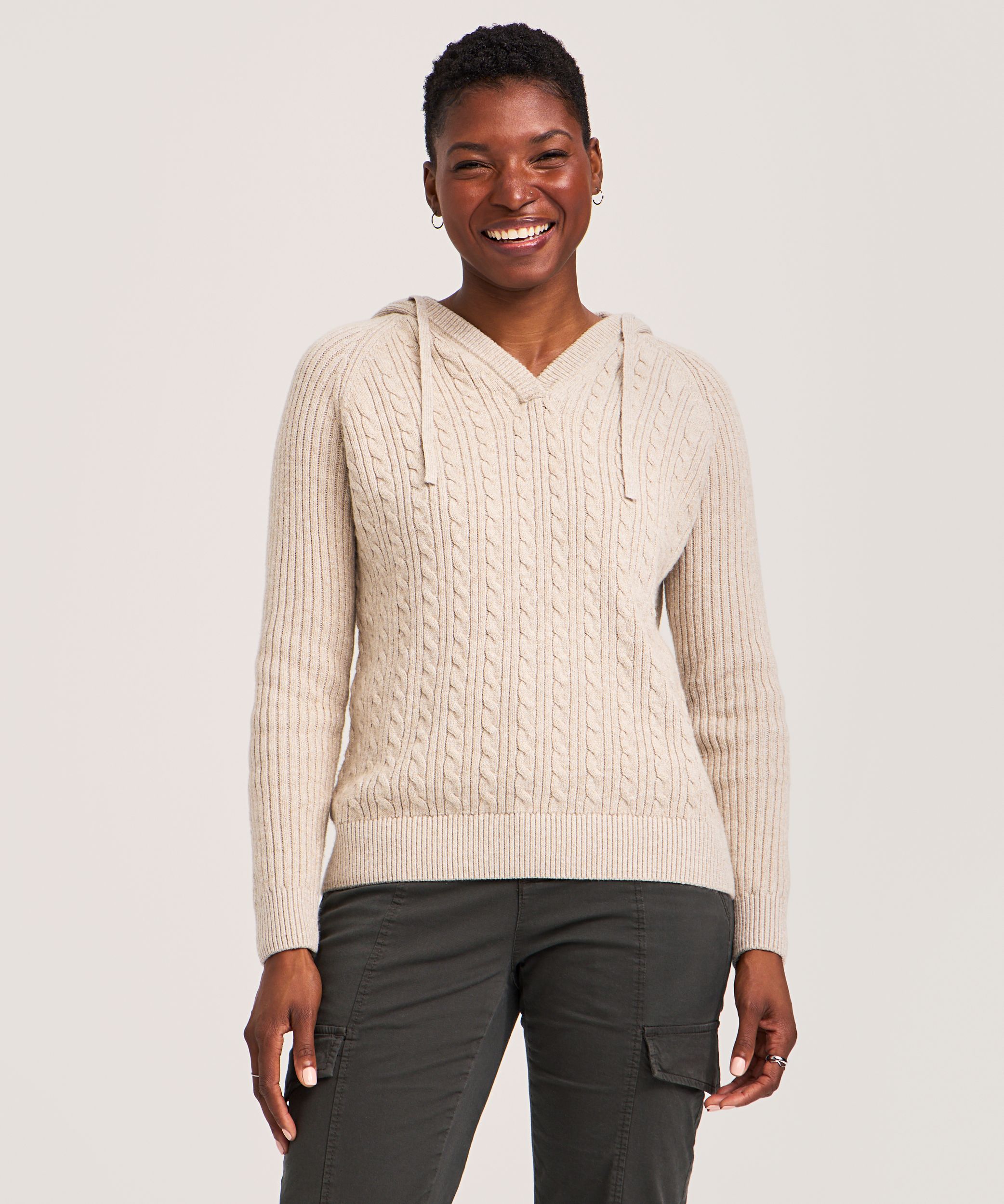 WindRiver Women's Cotton Blend Cable Pullover Sweater | Mark's