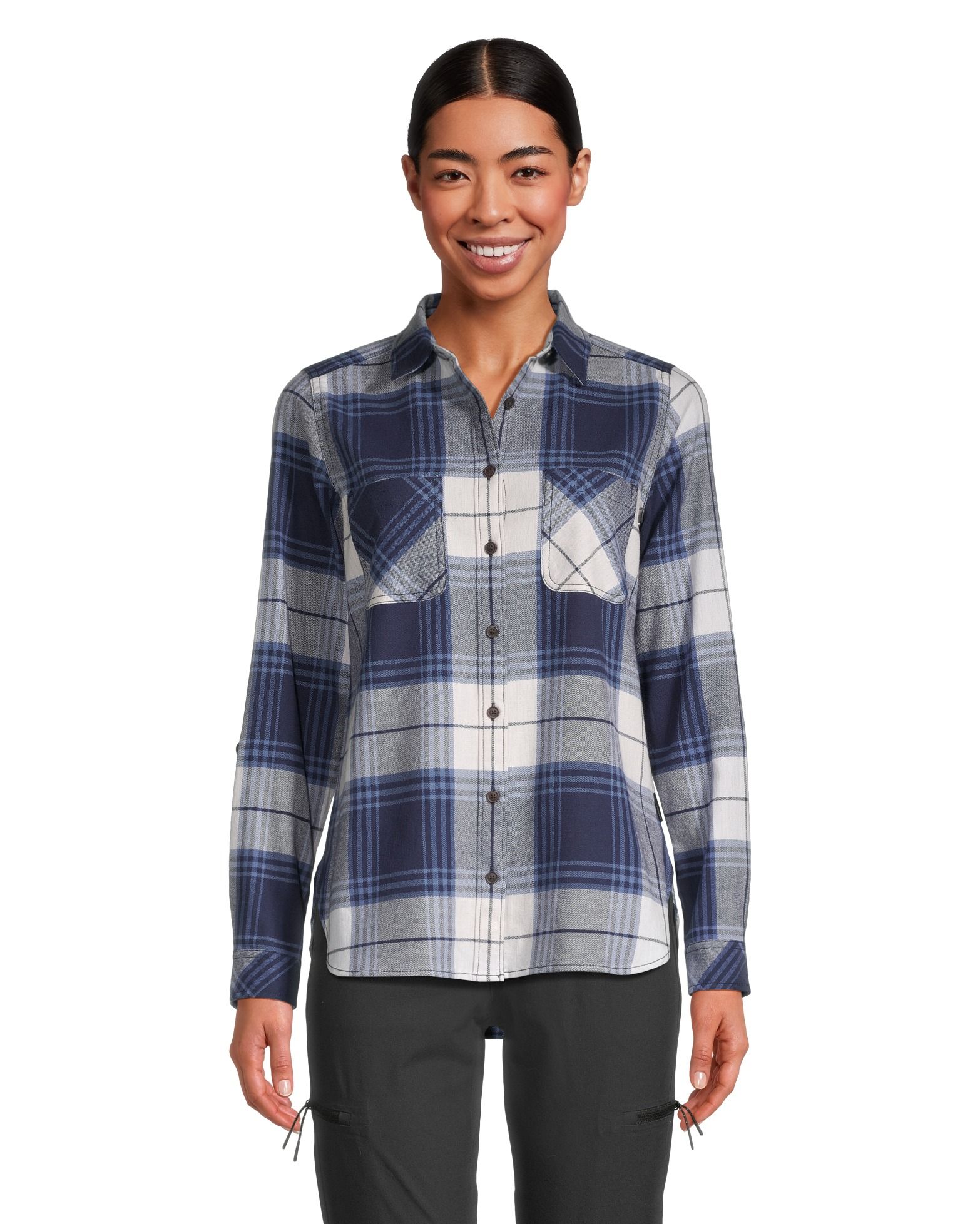 WindRiver Women's Semi Fitted Stretch Flannel Shirt | Mark's