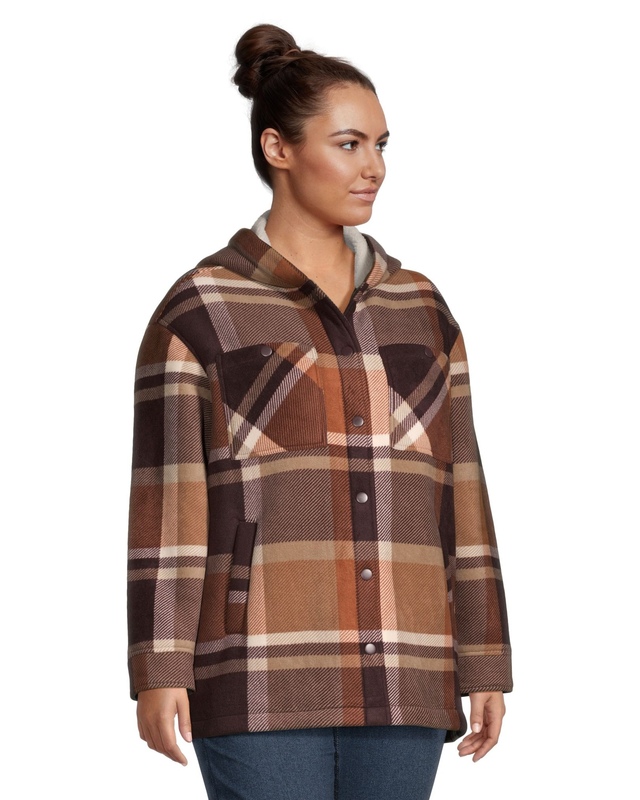 WindRiver Women's Outdoor Hooded Fleece Shacket | Mark's