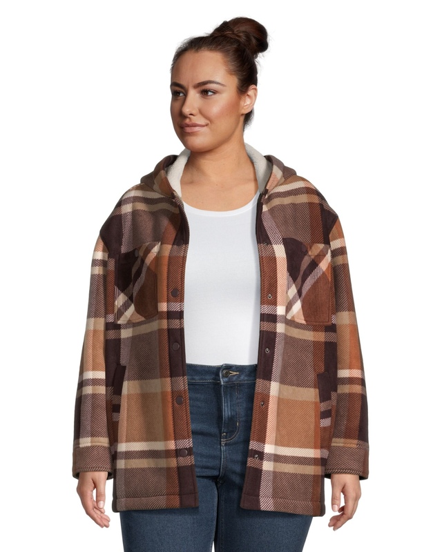 WindRiver Women's Outdoor Hooded Fleece Shacket | Mark's