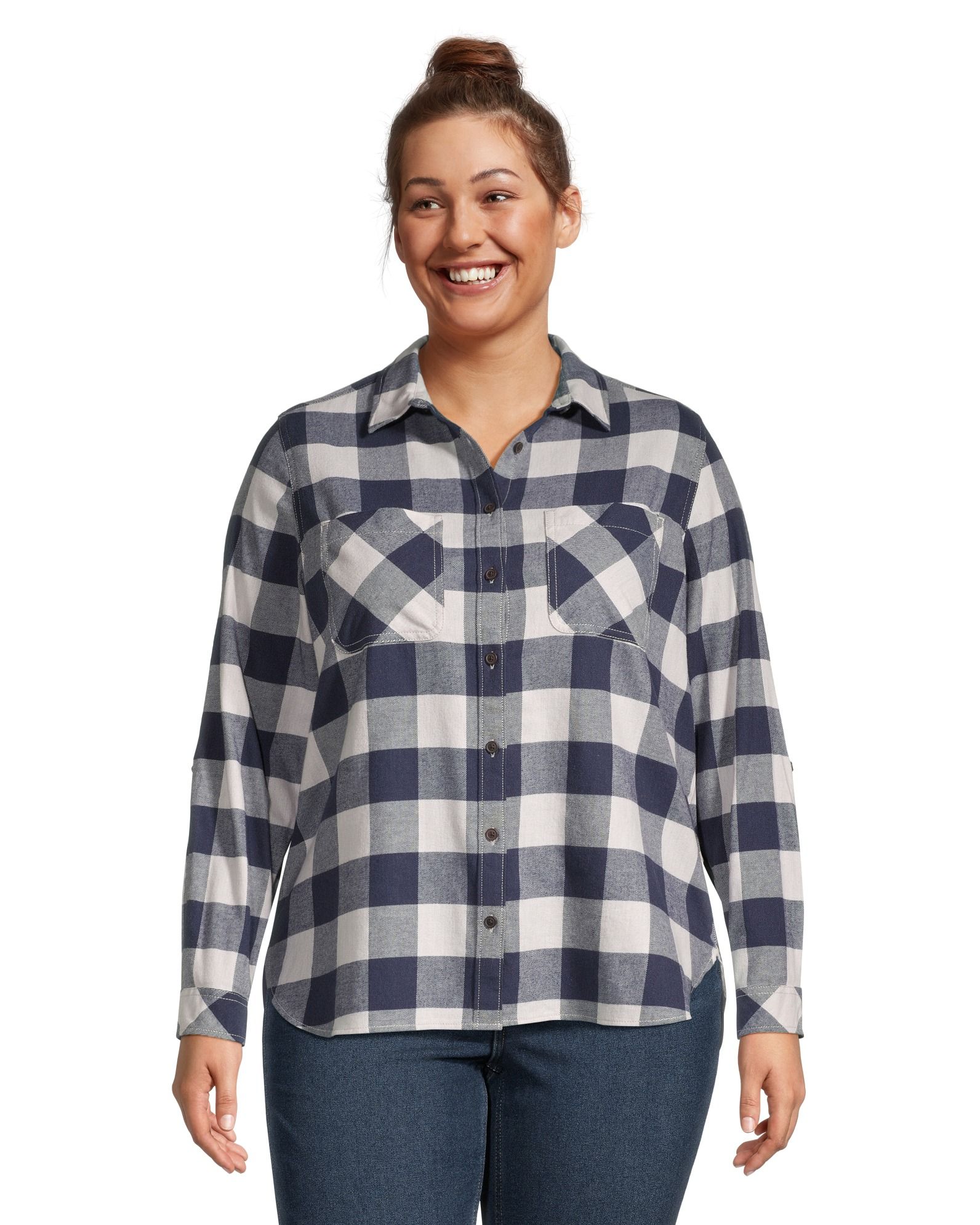 WindRiver Women's Semi Fitted Stretch Flannel Shirt | Marks